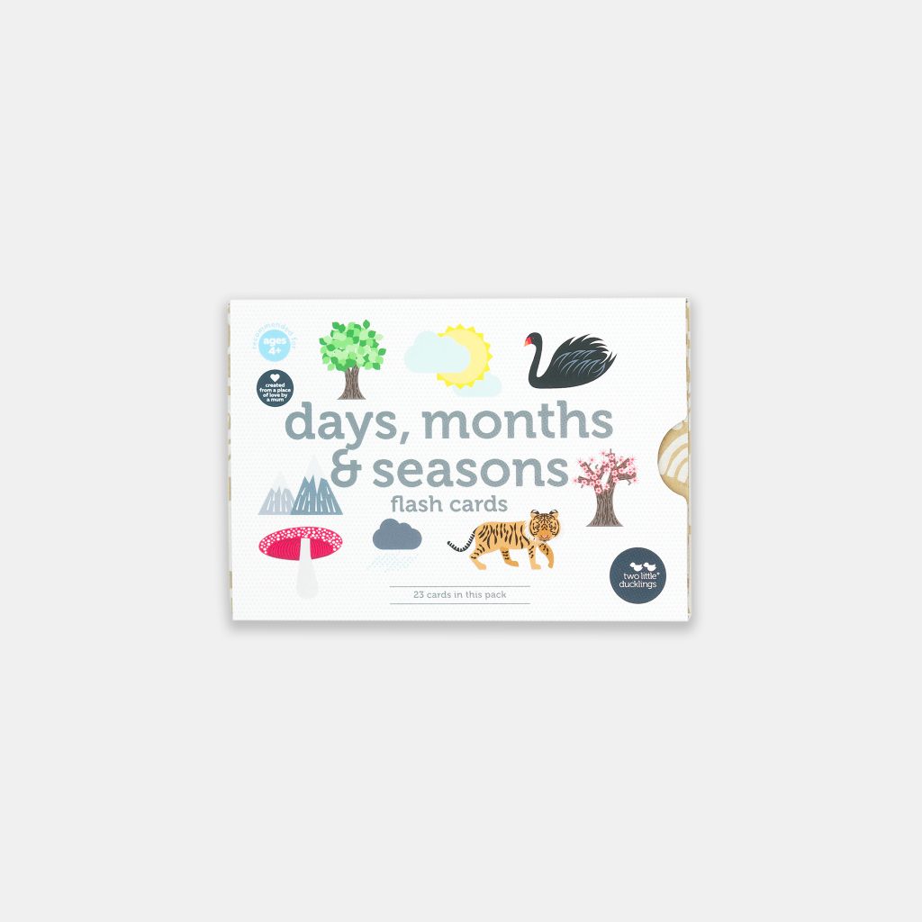 Days, months and seasons flash cards – Two Little Ducklings